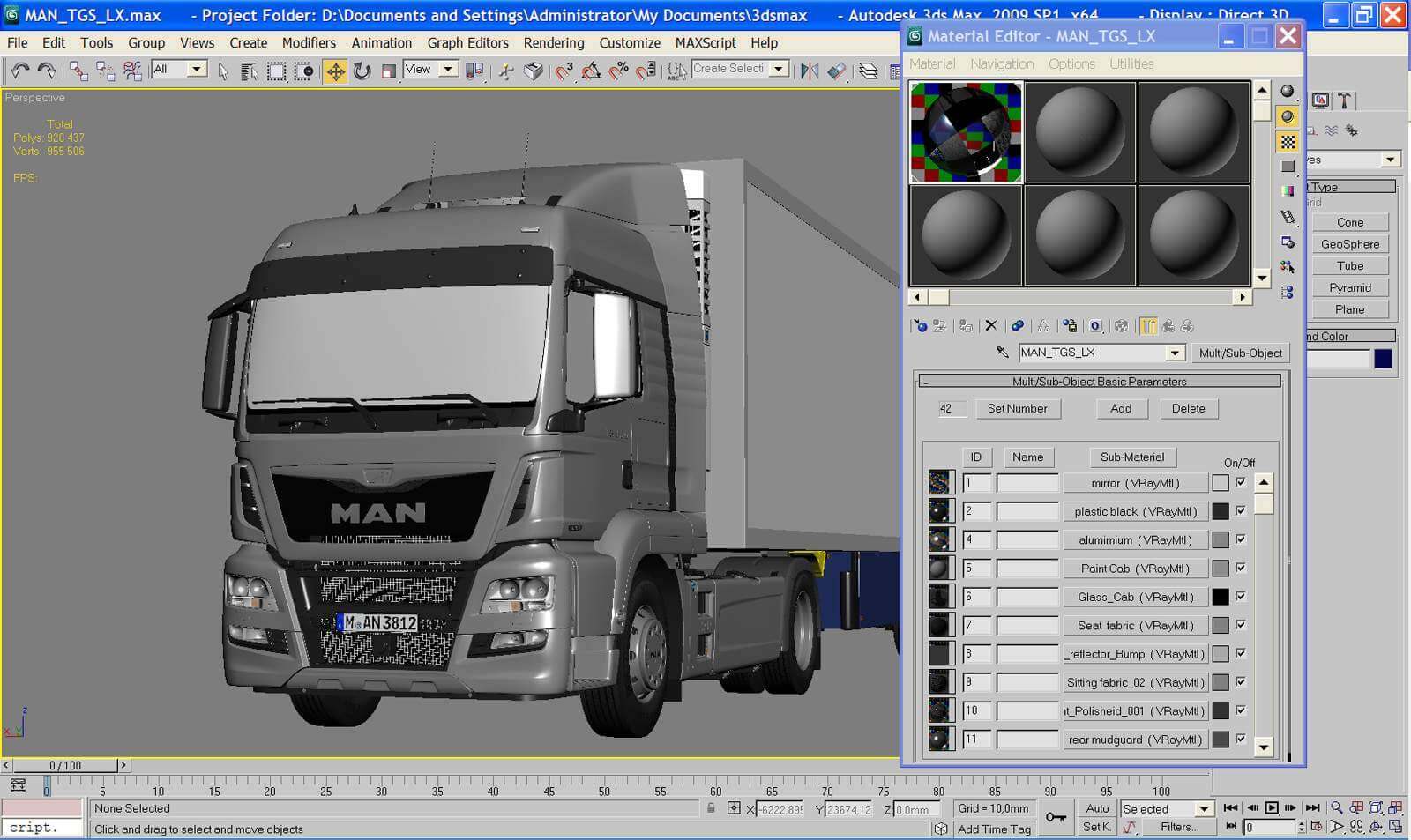 Truck TGS LX 2012 - 3D Model by jenek