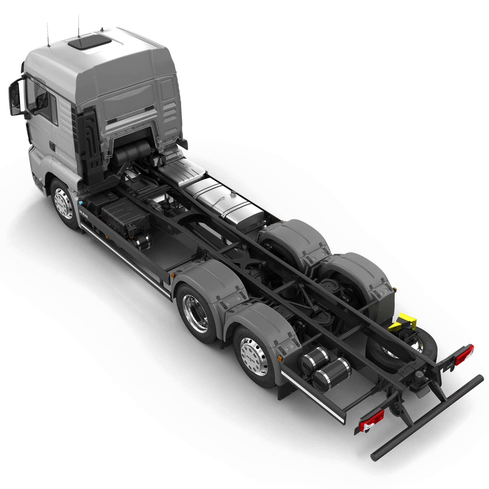 Truck TGS LX 6x2 - 3D Model by jenek
