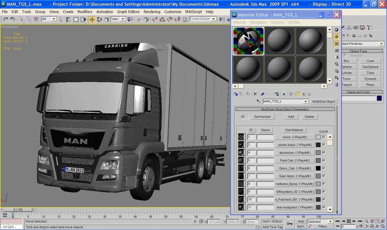 Truck TGS LX 6x2 - 3D Model by jenek