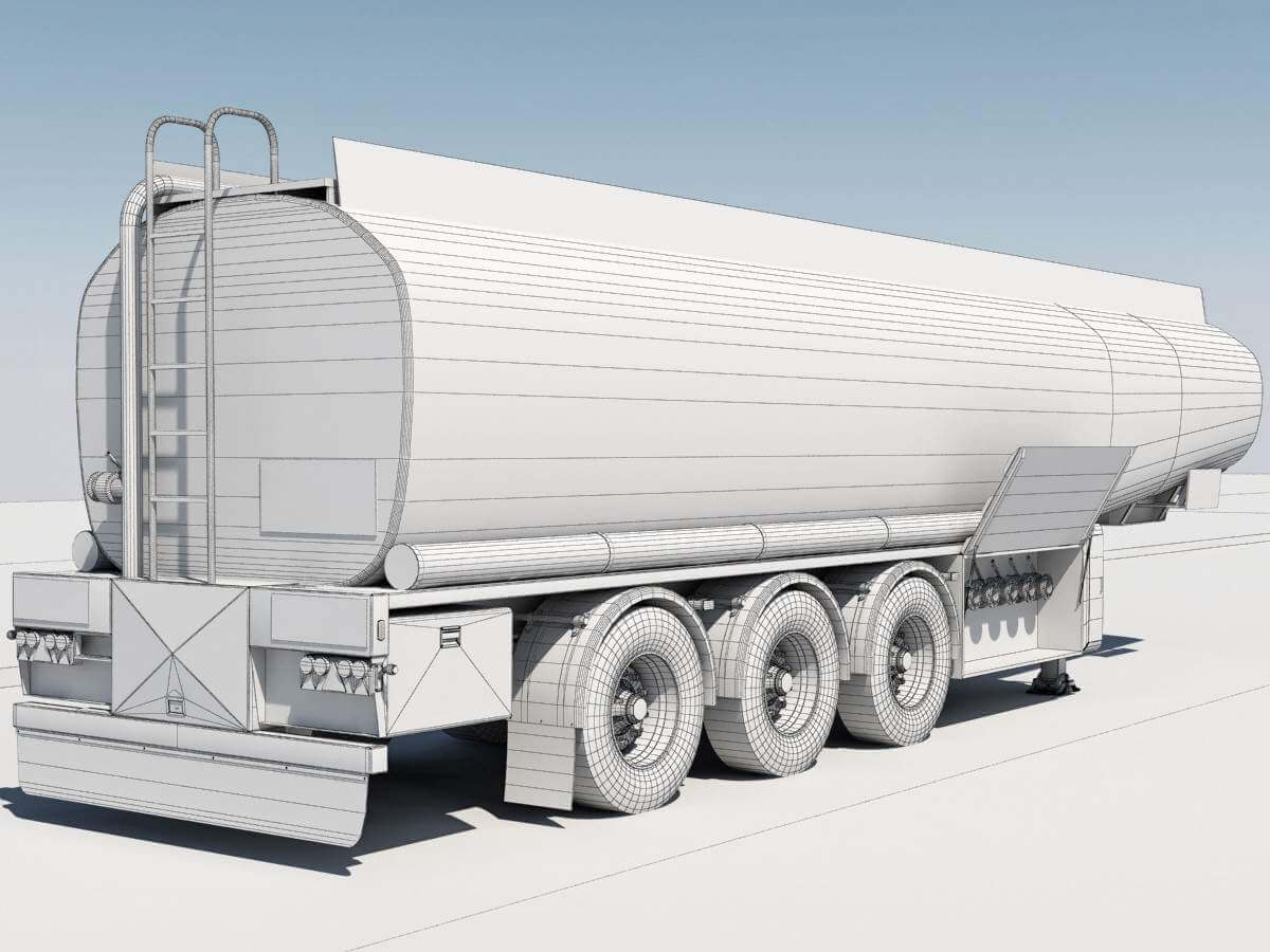 Truck TGX XL Fuel Tank - 3D Model by jenek