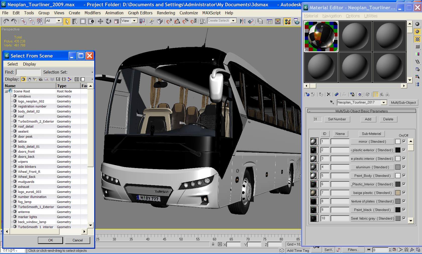 Neoplan Tourliner 2017 - 3D Model by jenek