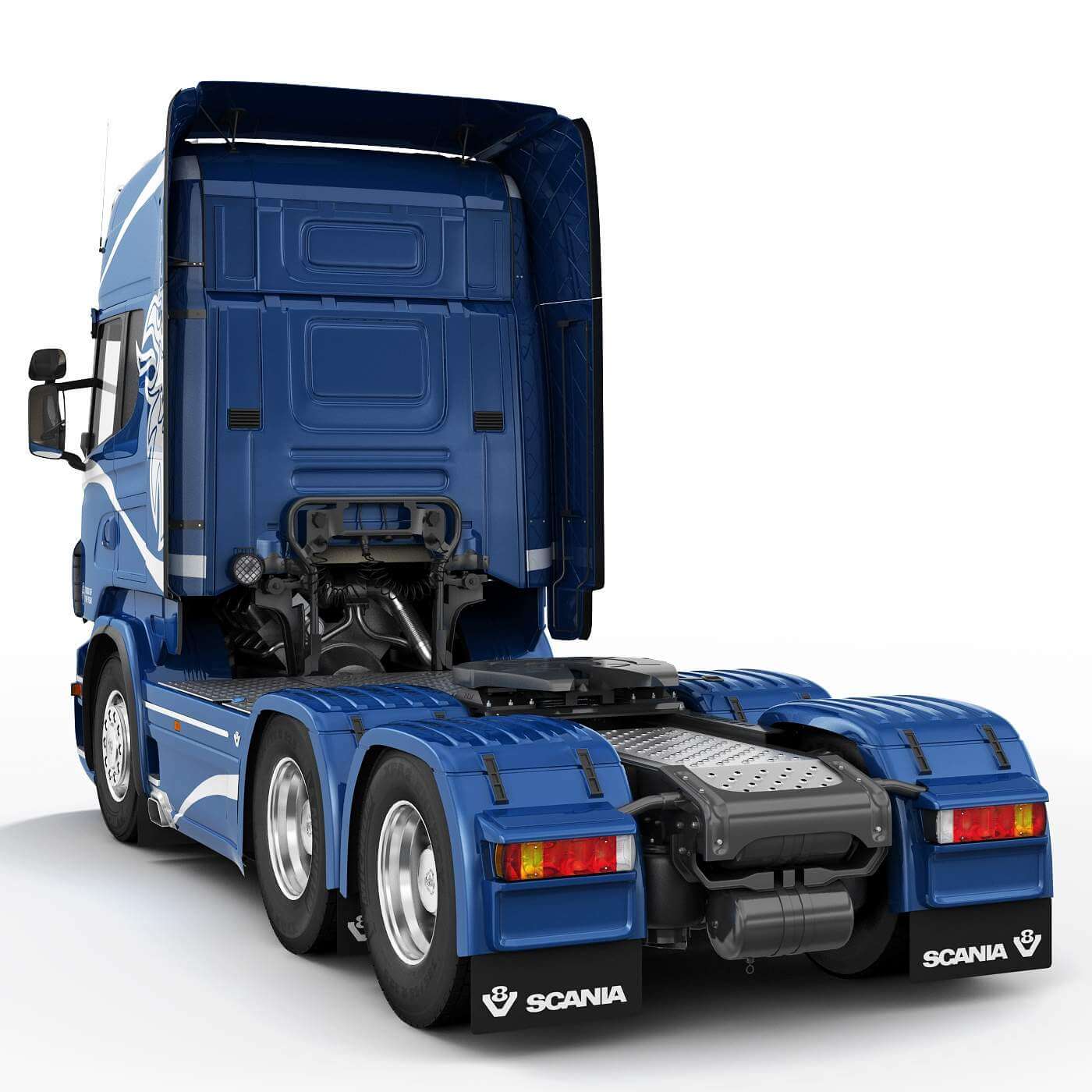 R 6X4 with Trailer - 3D Model by jenek