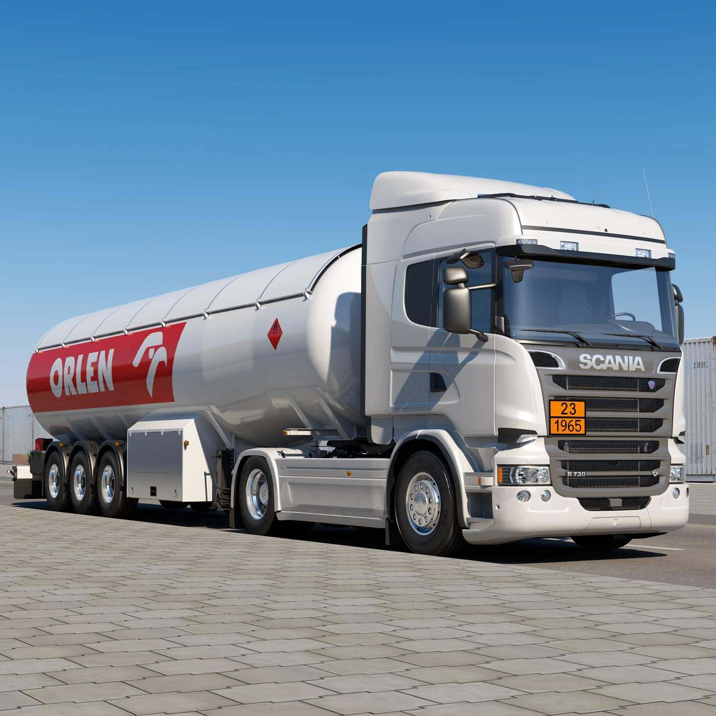 Truck (LNG Tanker) - 3D Model by jenek