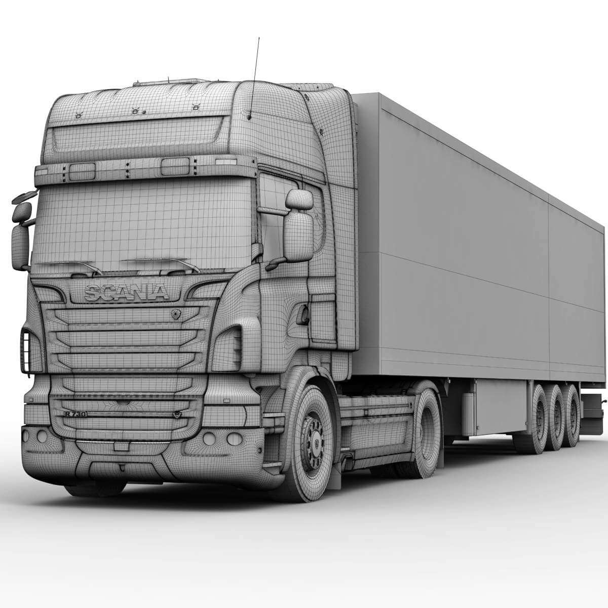 Truck R 730 - 3D Model by jenek