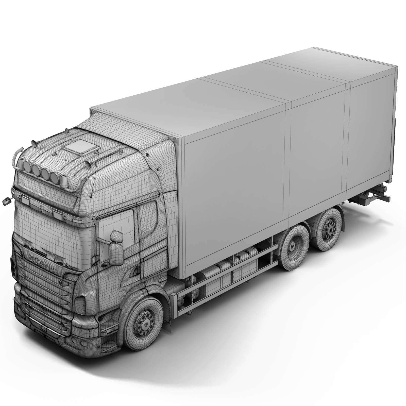 Truck R730 (6x2) - 3D Model by jenek