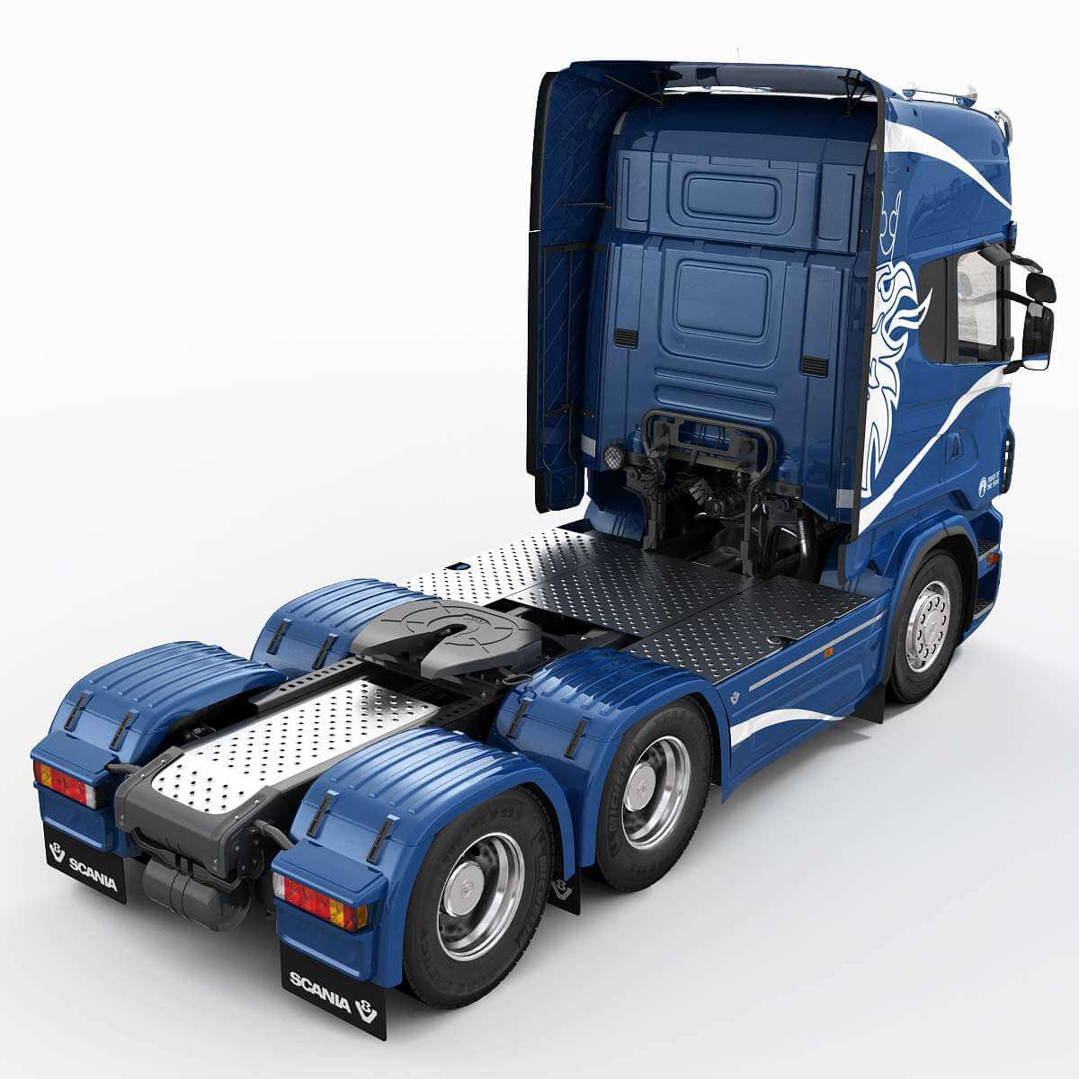 Truck R730 6x4 - 3D Model by jenek