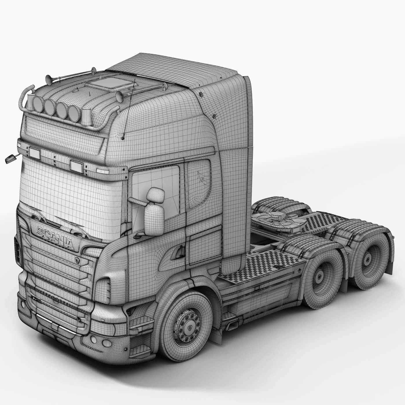 Truck R730 6x4 - 3D Model by jenek