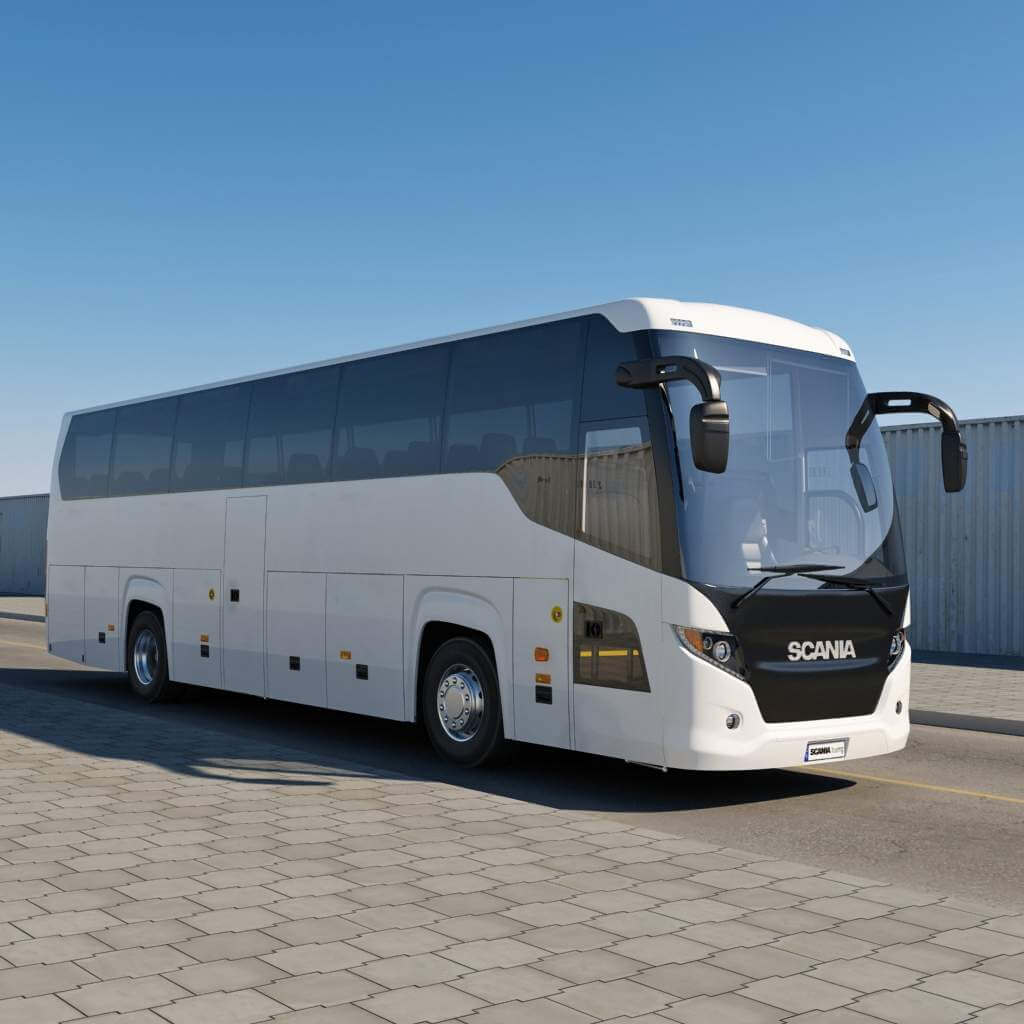 Touring Bus 001 - 3D Model by jenek