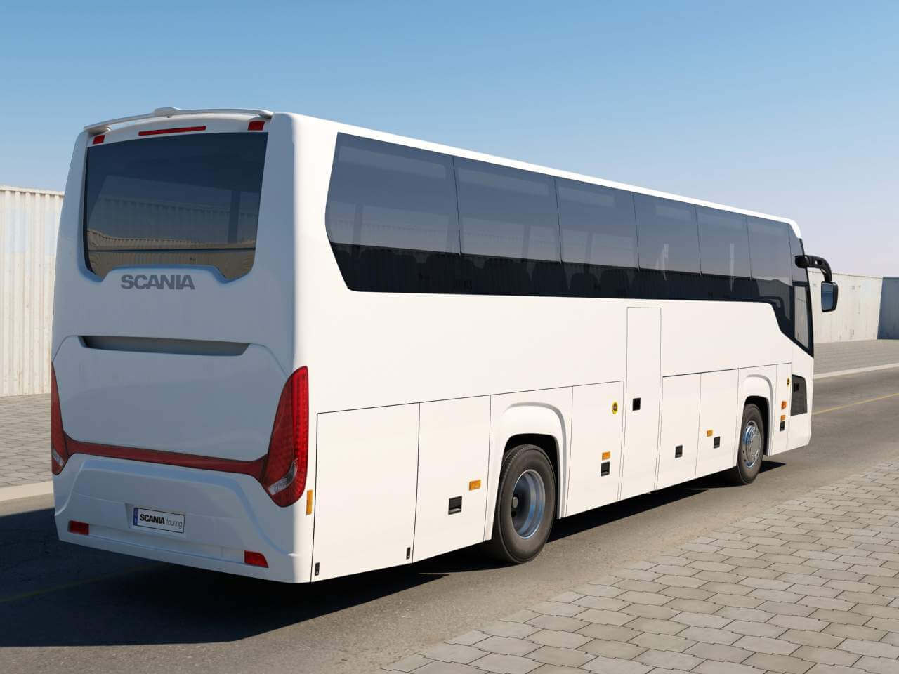 Touring Bus 001 - 3D Model by jenek