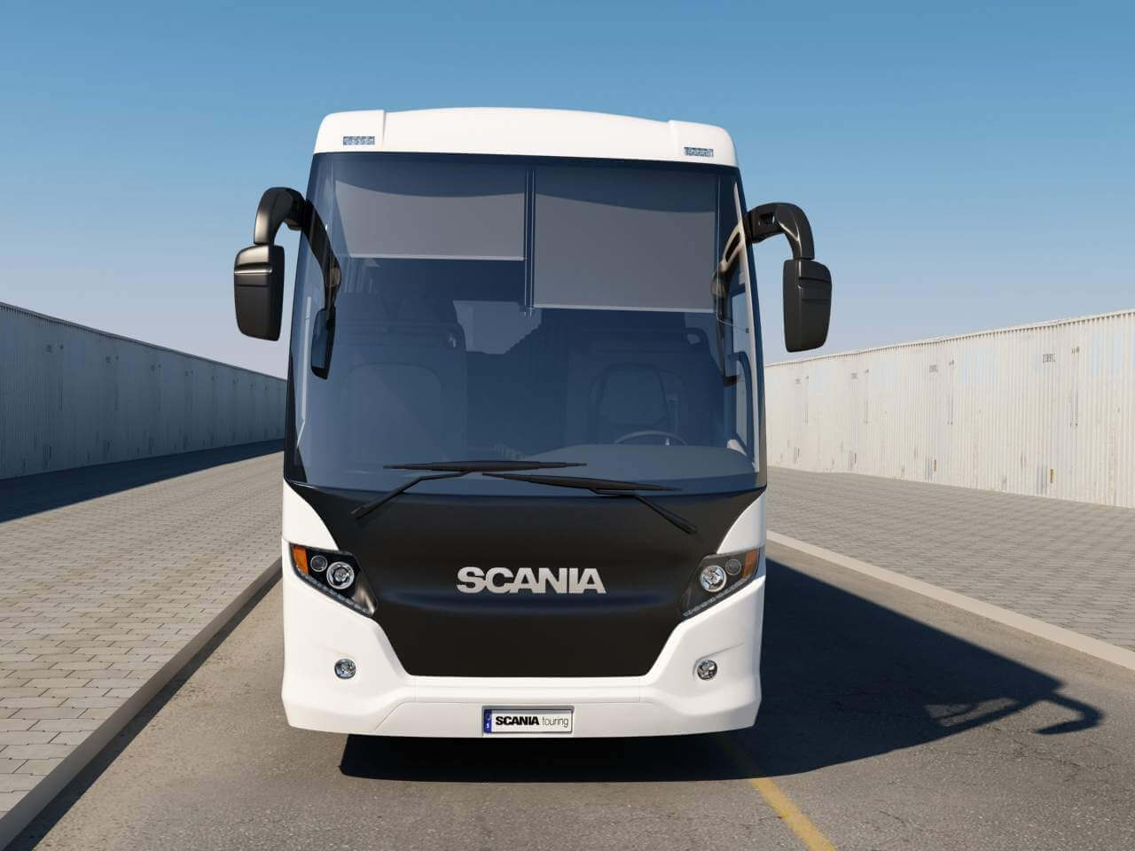 Touring Bus 001 - 3D Model by jenek