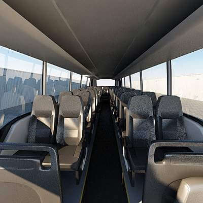 Touring Bus 001 - 3D Model by jenek