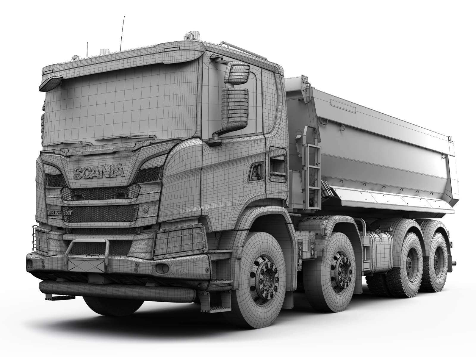 XT Truck 8x4 - 3D Model by jenek