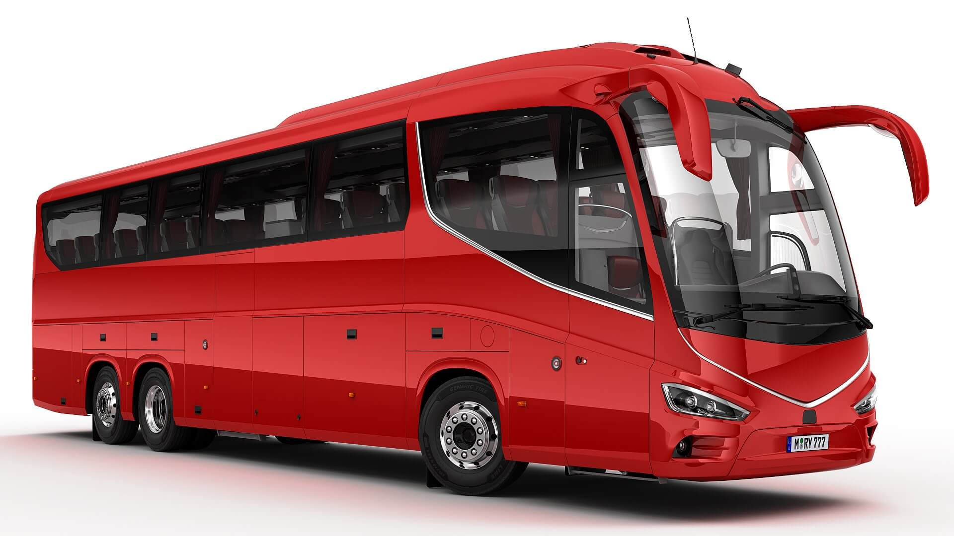 Tour Bus 6X2 - 3D Model by jenek