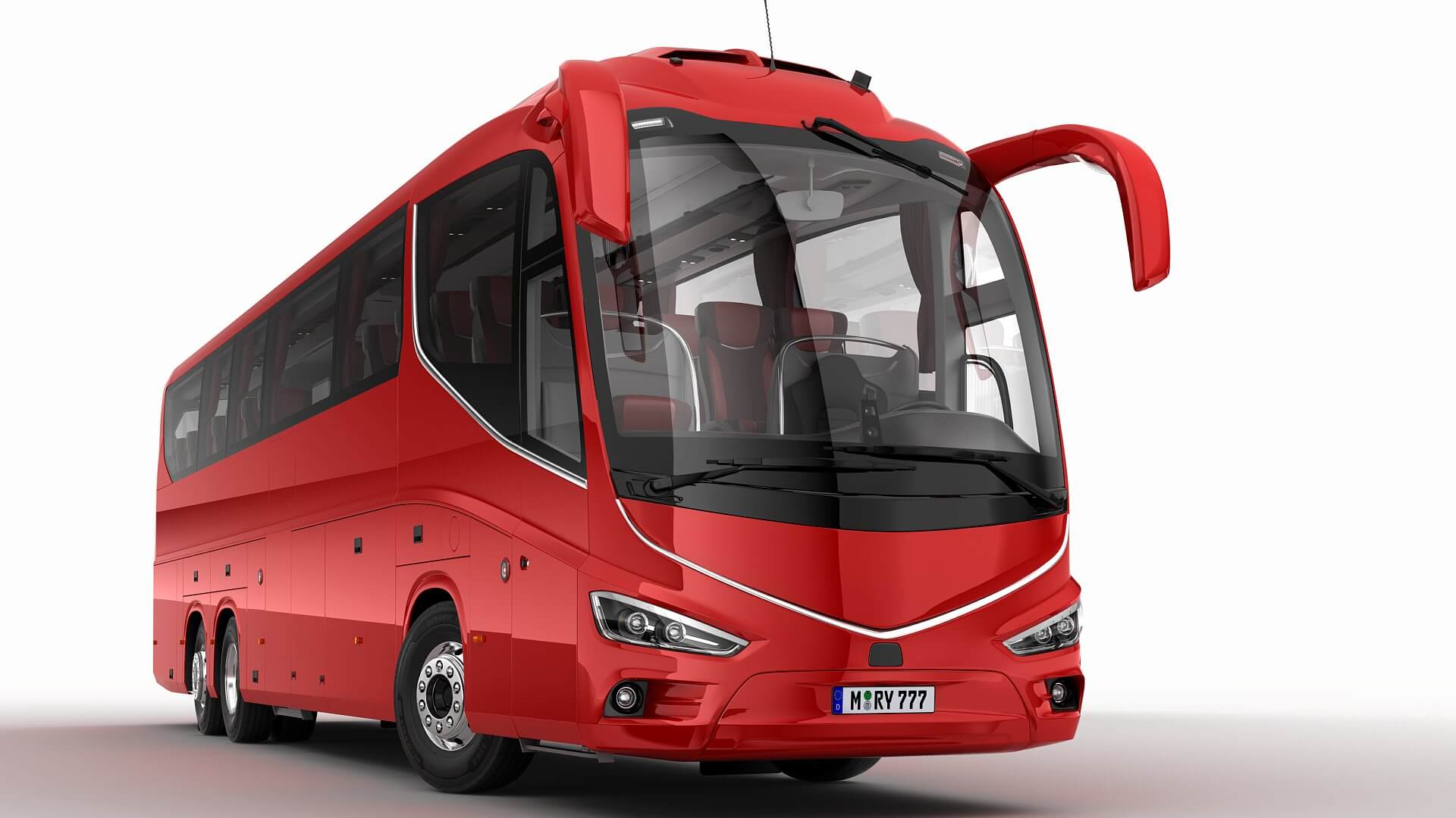 Tour Bus 6X2 - 3D Model by jenek