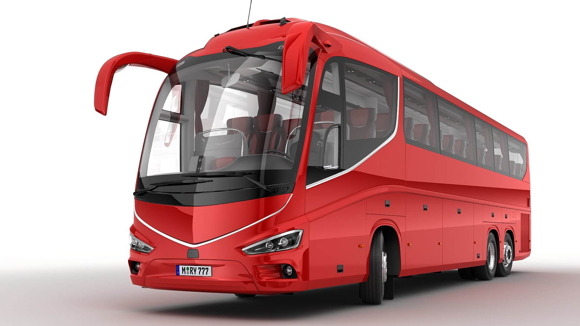 Tour Bus 6X2 - 3D Model by jenek