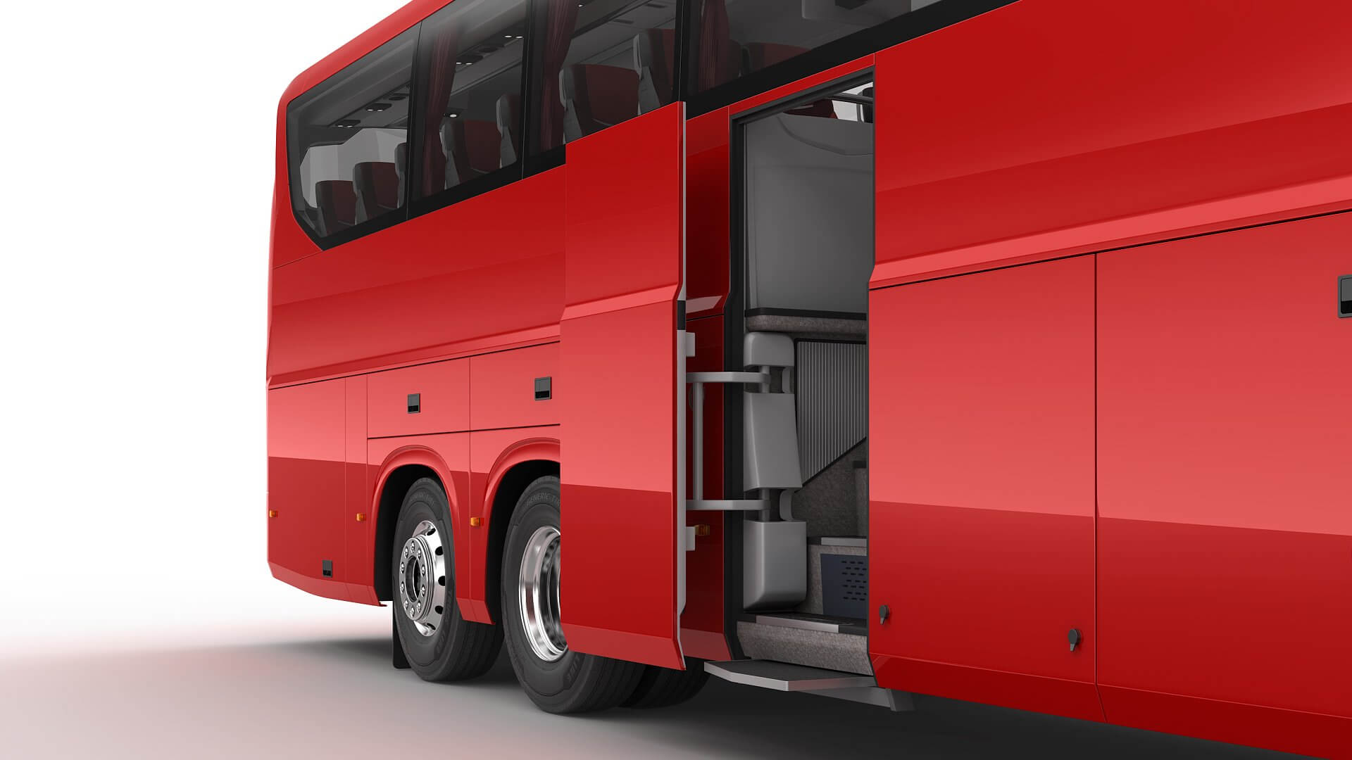 Tour Bus 6X2 - 3D Model by jenek