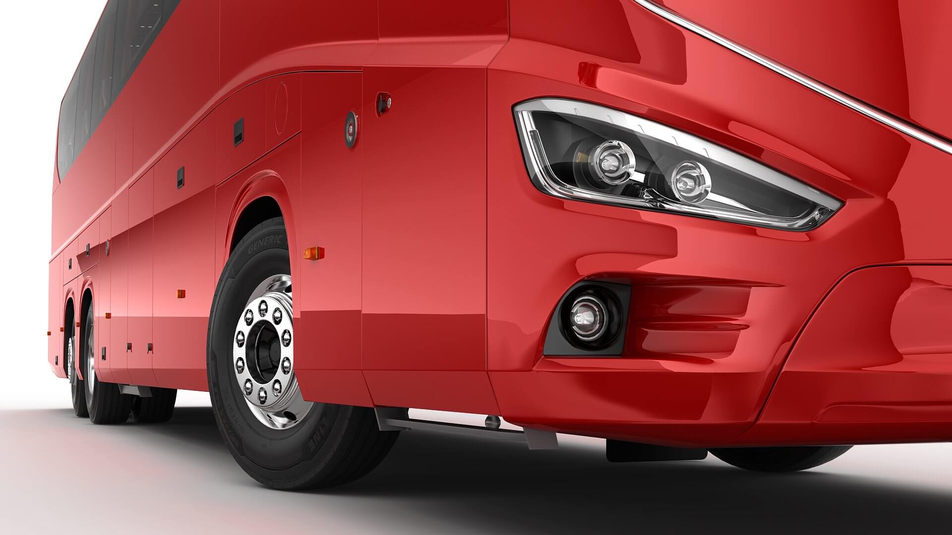 Tour Bus 6X2 - 3D Model by jenek