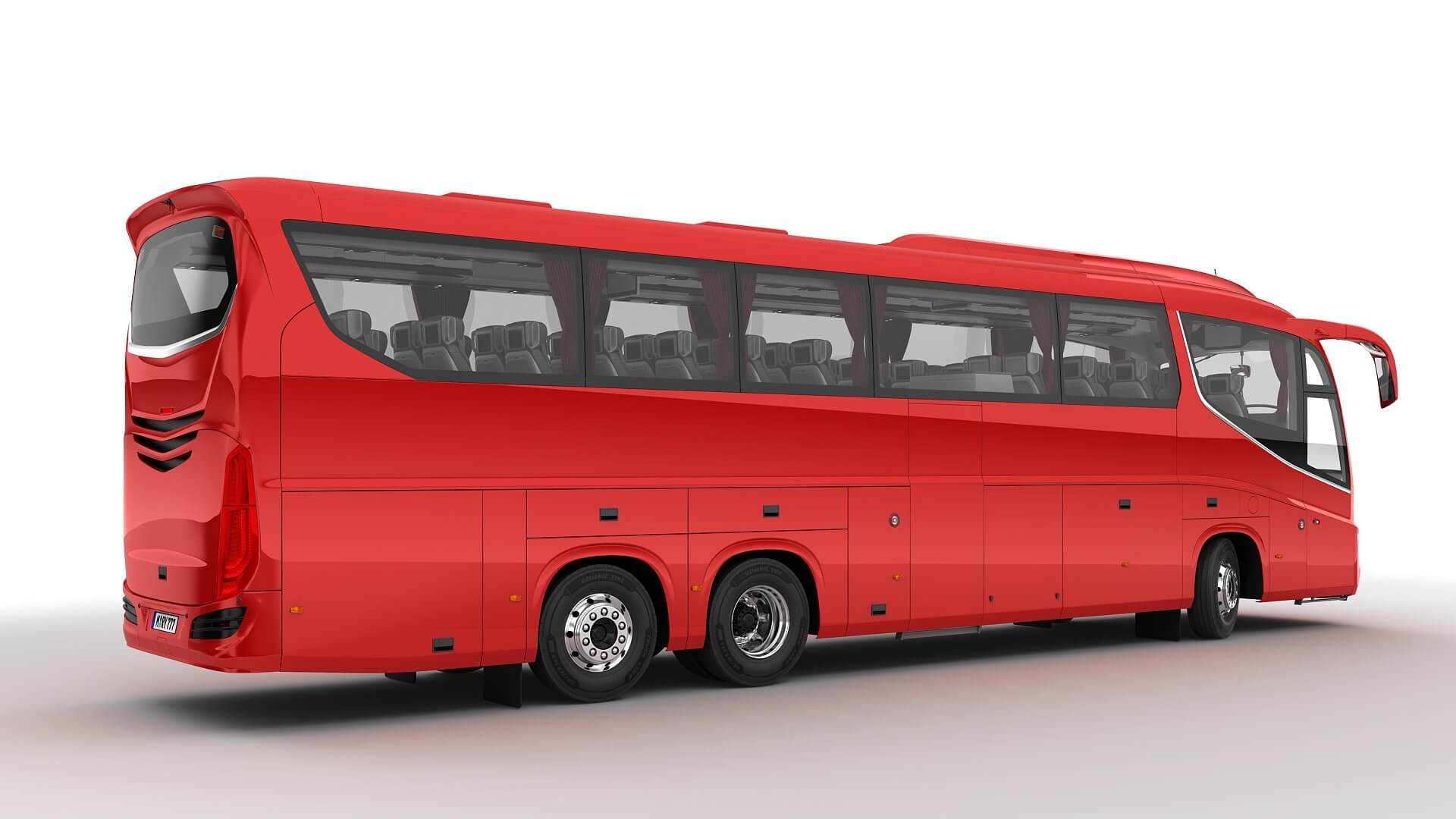 Tour Bus 6X2 - 3D Model by jenek