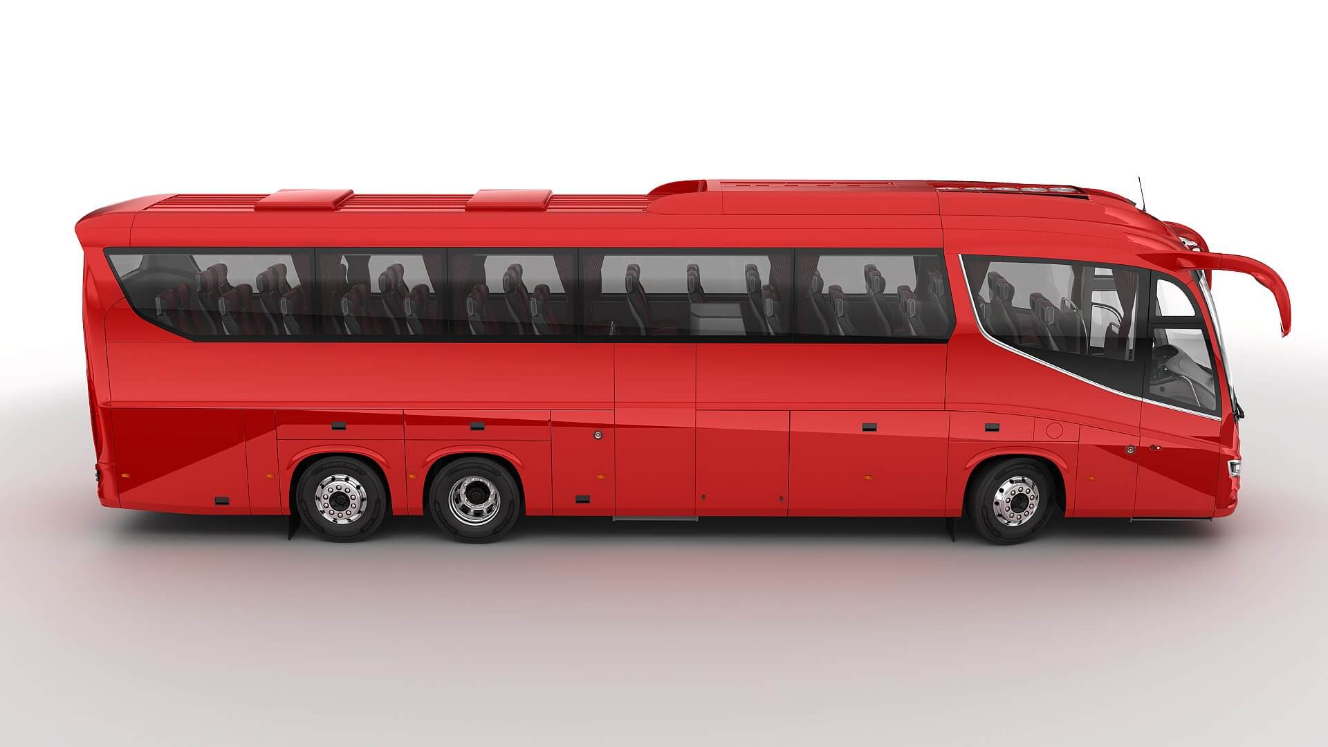 Tour Bus 6X2 - 3D Model by jenek