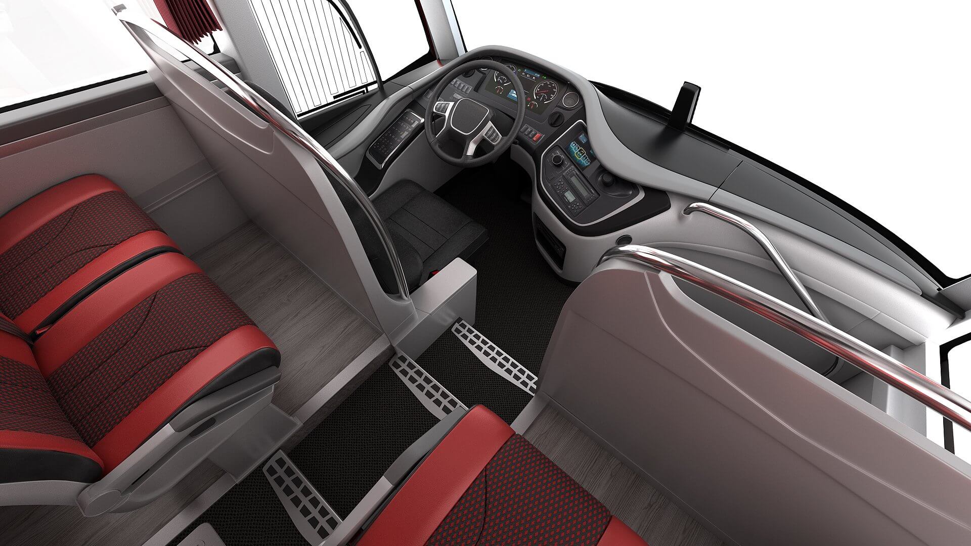 Tour Bus 6X2 - 3D Model by jenek