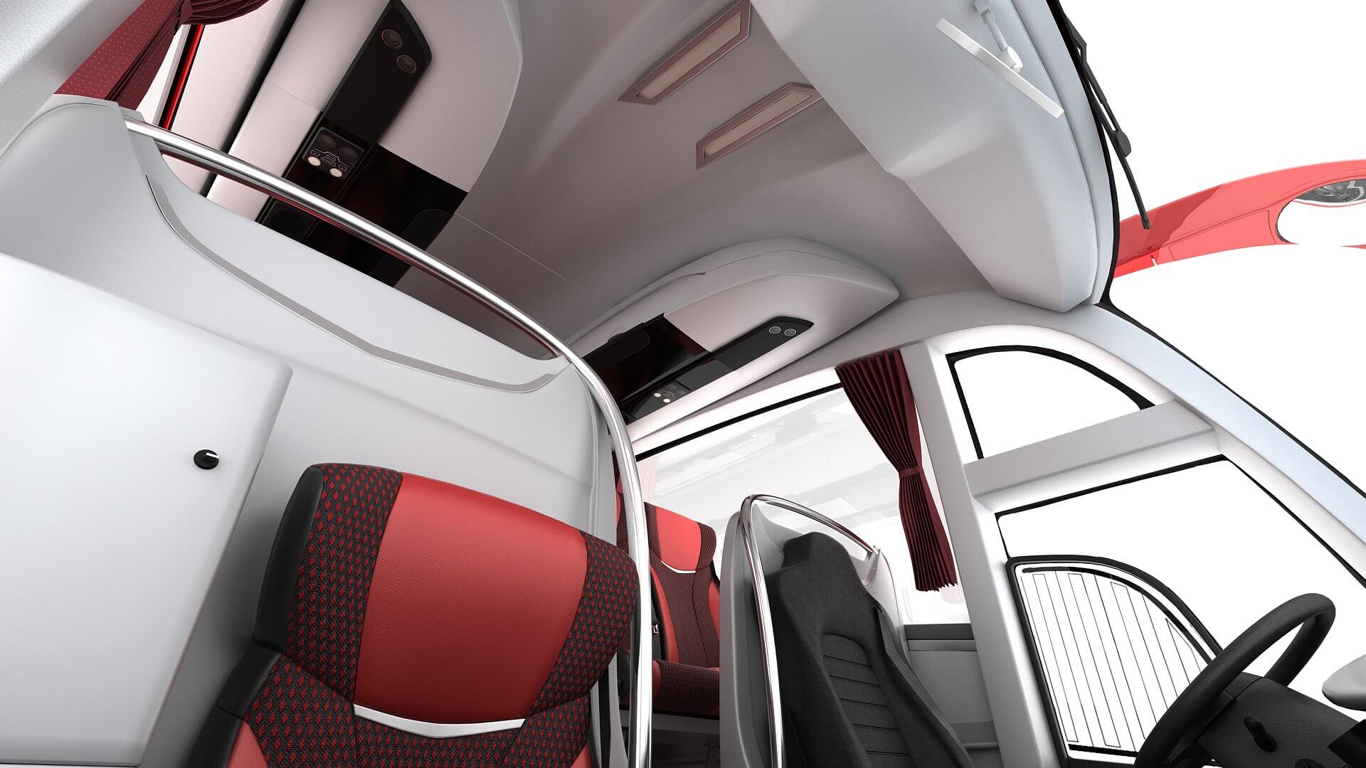 Tour Bus 6X2 - 3D Model by jenek