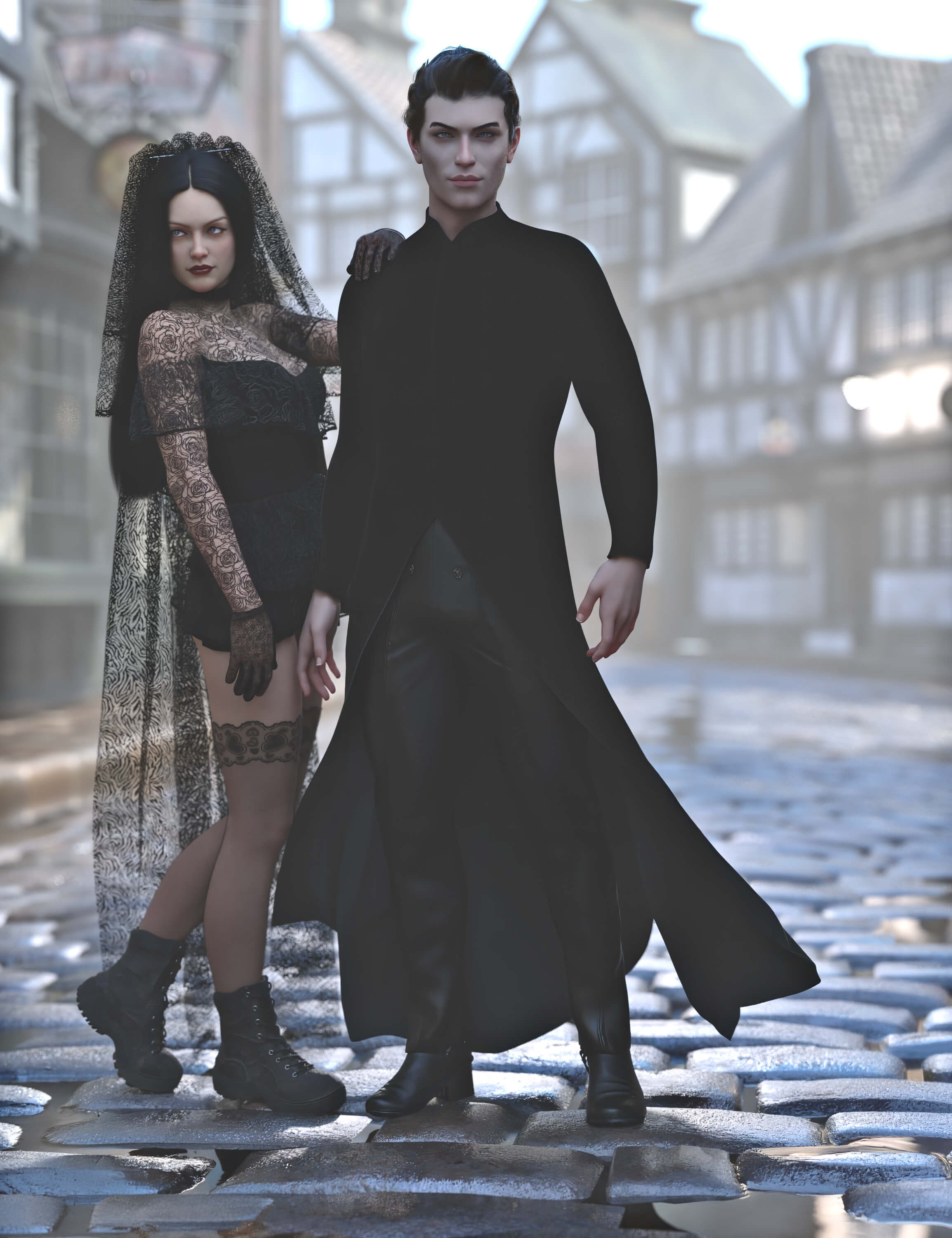 My Love, My Ruin 3D Render, Digital Art by JeniM-3D