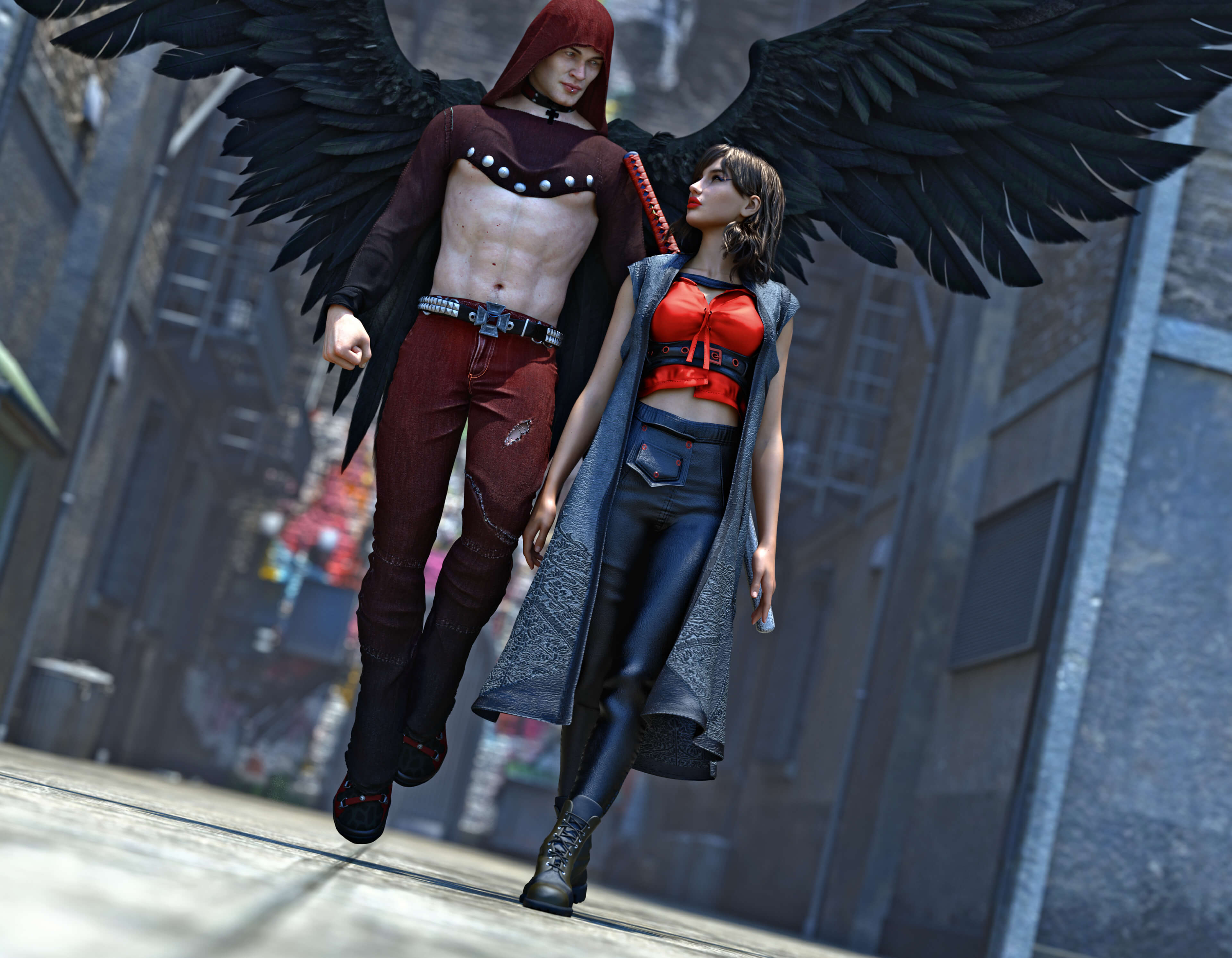 The Guardian 3D Render, Digital Art by JeniM-3D