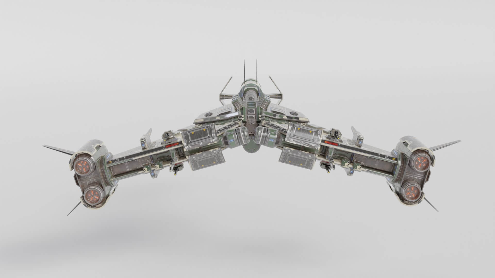 Batte Space Ship - 3D Model by Jesus Santana