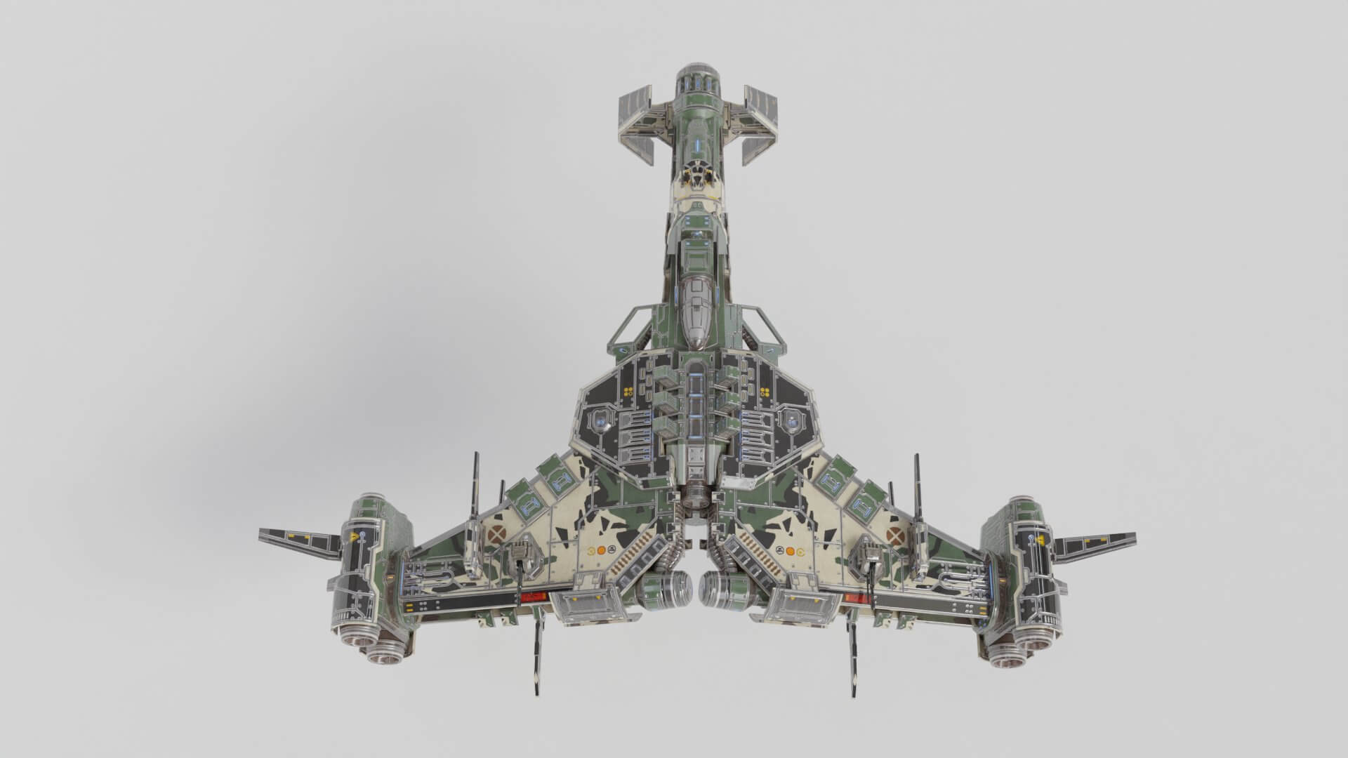 Batte Space Ship - 3D Model by Jesus Santana