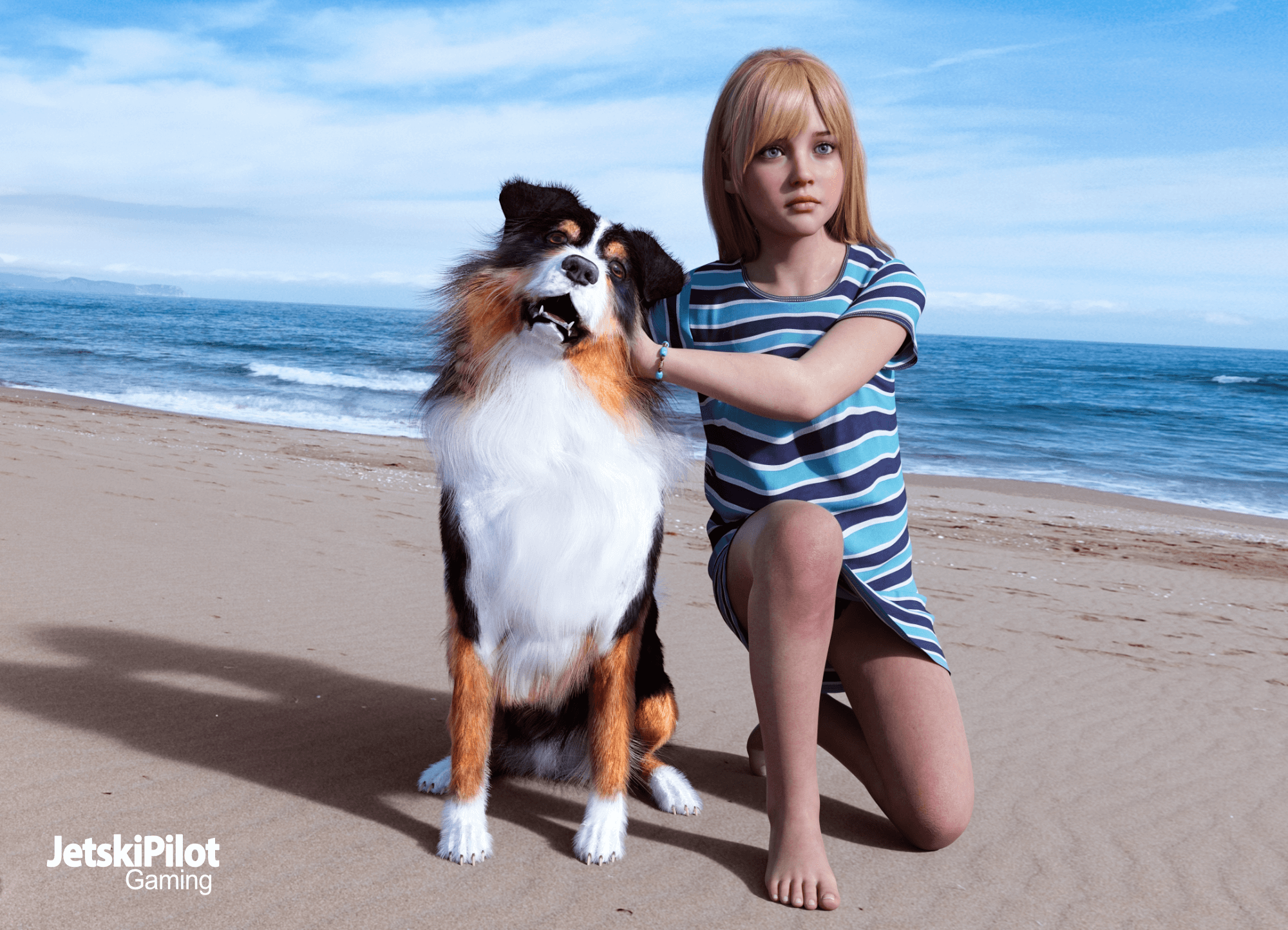 Best Friends 3D Render, Digital Art by JetskiPilot
