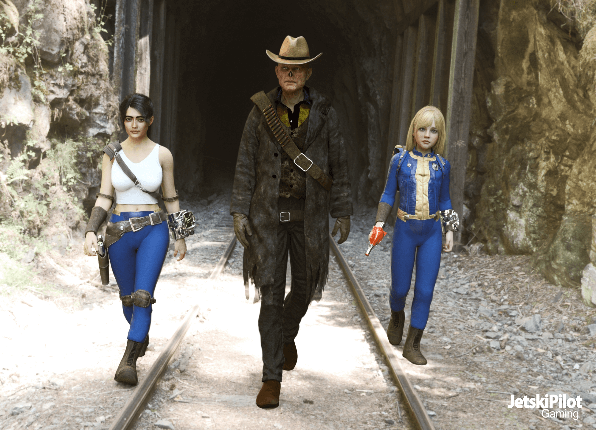 Fallout 3D Render, Digital Art by JetskiPilot