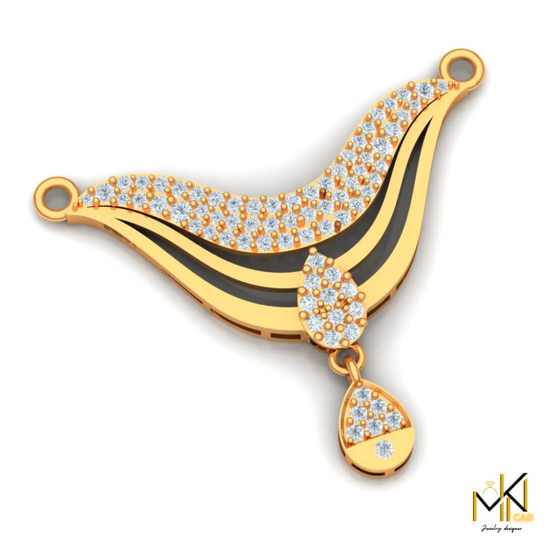 Diamond Pendent - 3D Model by jewelry designer