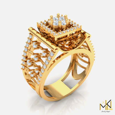 Men's Ring (cad) - 3D Model by jewelry designer