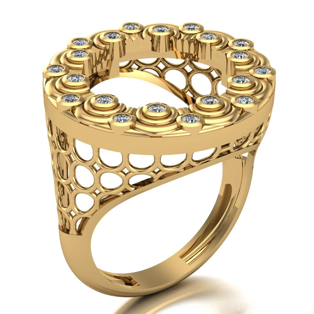 Lira Ring 020 - 3D Model by Jewelry