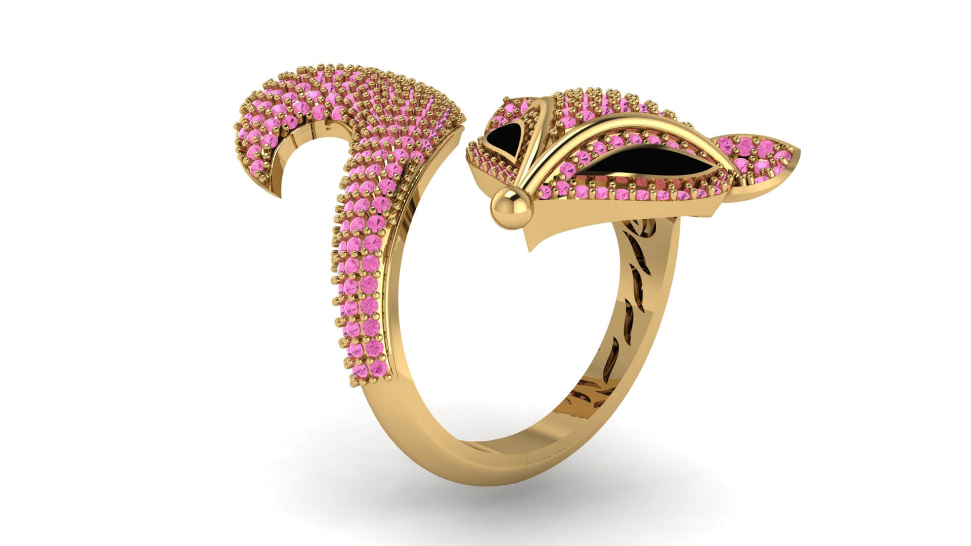 Fox Ring - 3D Print Model by Jewelry