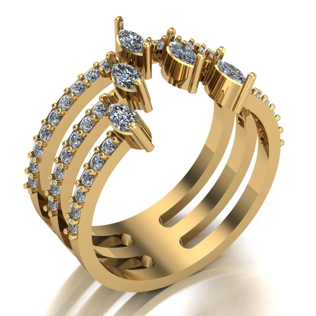 Jewelery Ring 032 - 3D Print Model by Jewelry
