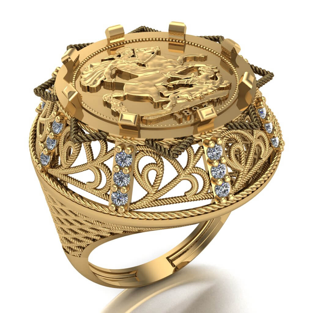 Lira Ring 004 - 3D Print Model by Jewelry