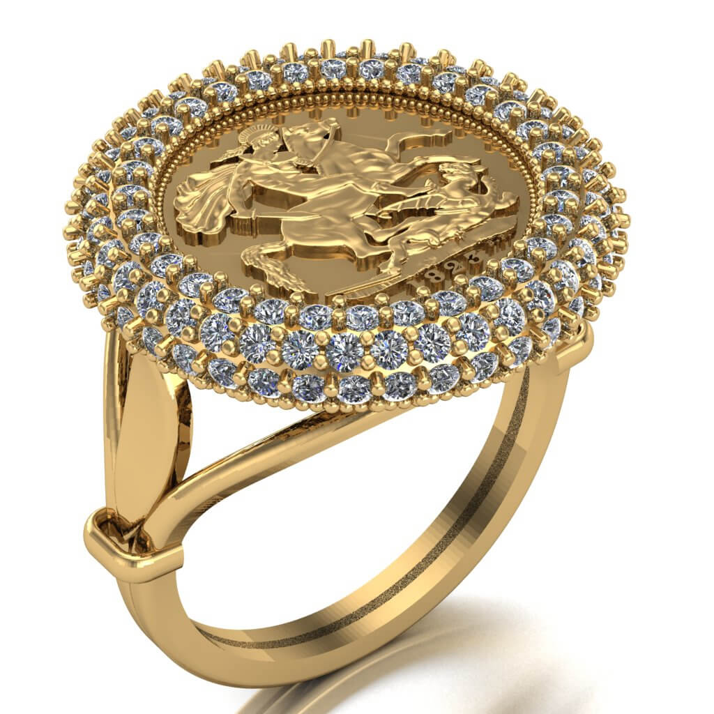 Lira Ring 005 - 3D Print Model by Jewelry