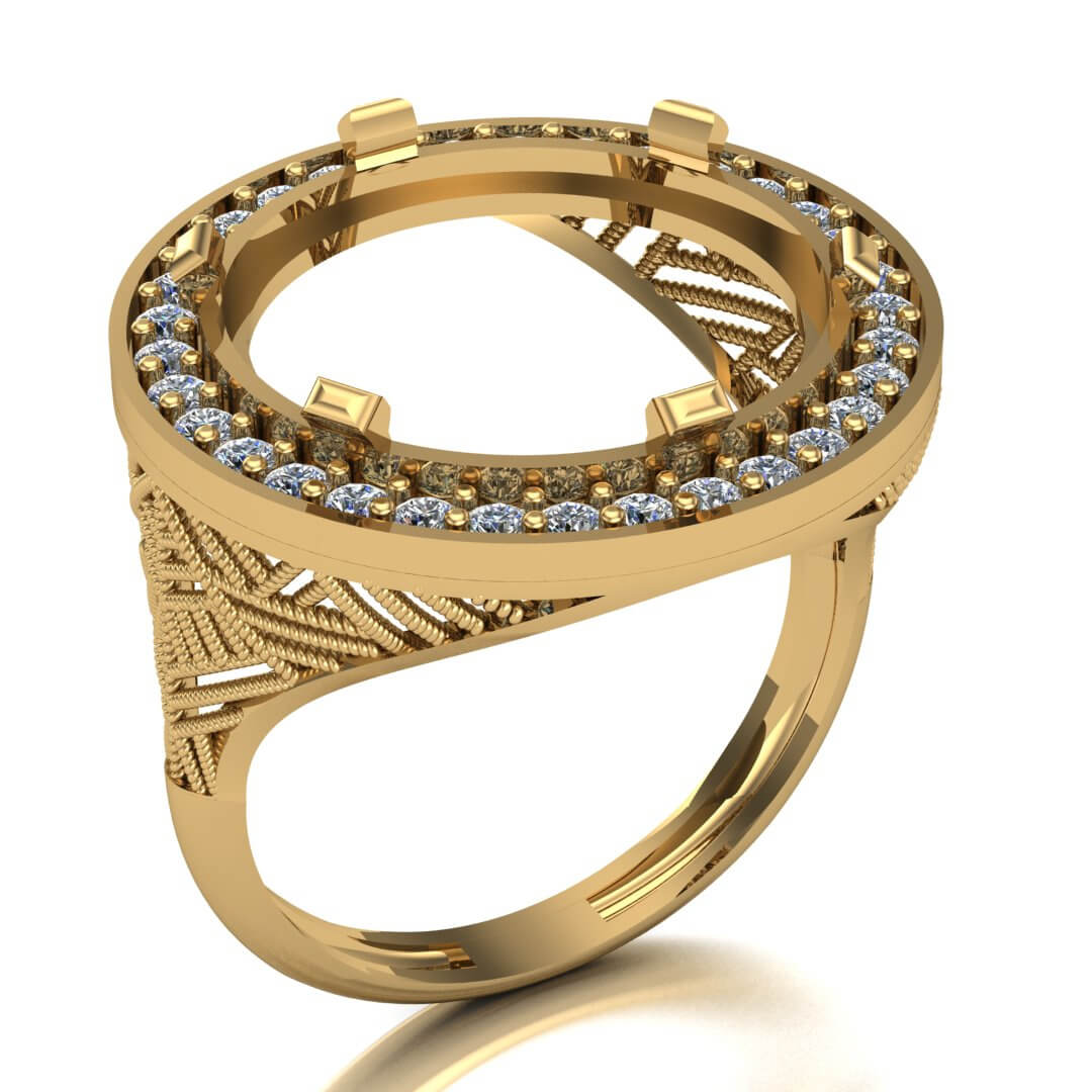 Lira Ring 009 - 3D Print Model by Jewelry