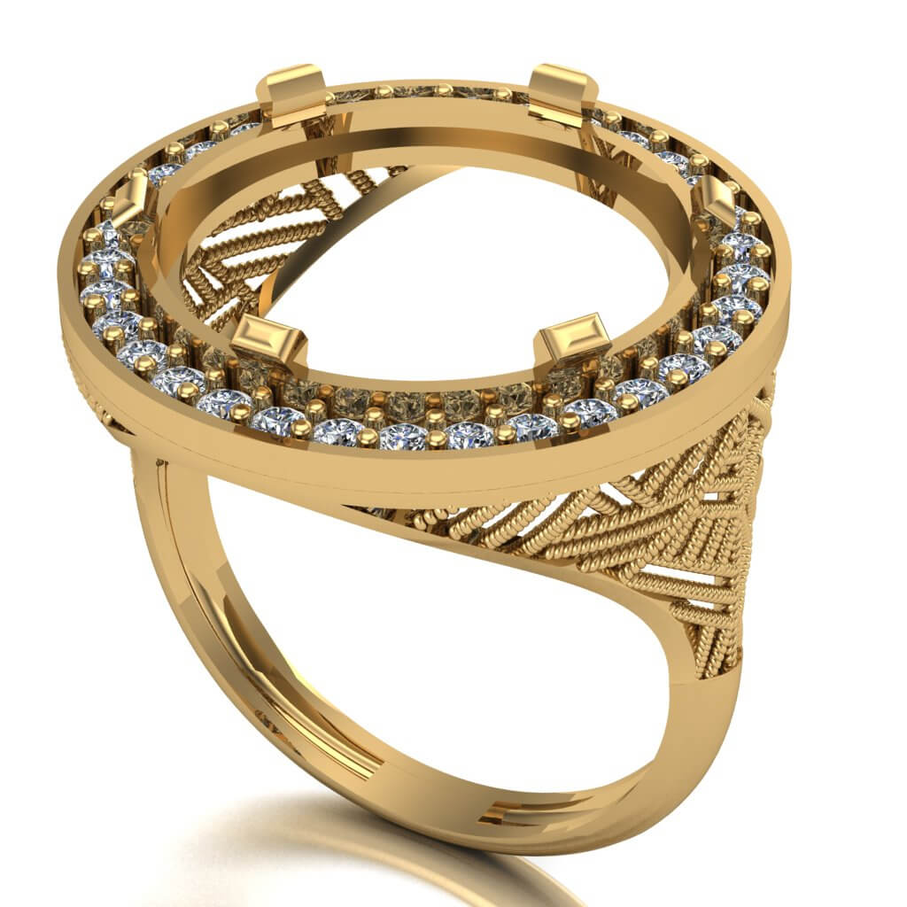 Lira Ring 009 - 3D Print Model by Jewelry