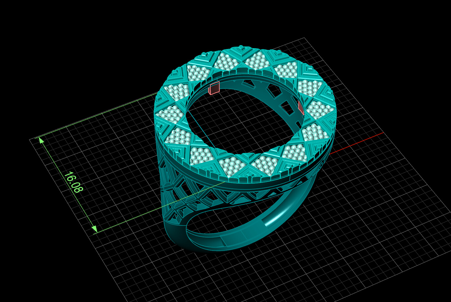 Lira Ring 010 - 3D Print Model by Jewelry