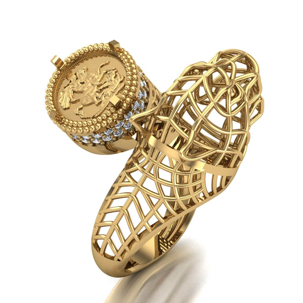 Lira Ring 013 - 3D Print Model by Jewelry