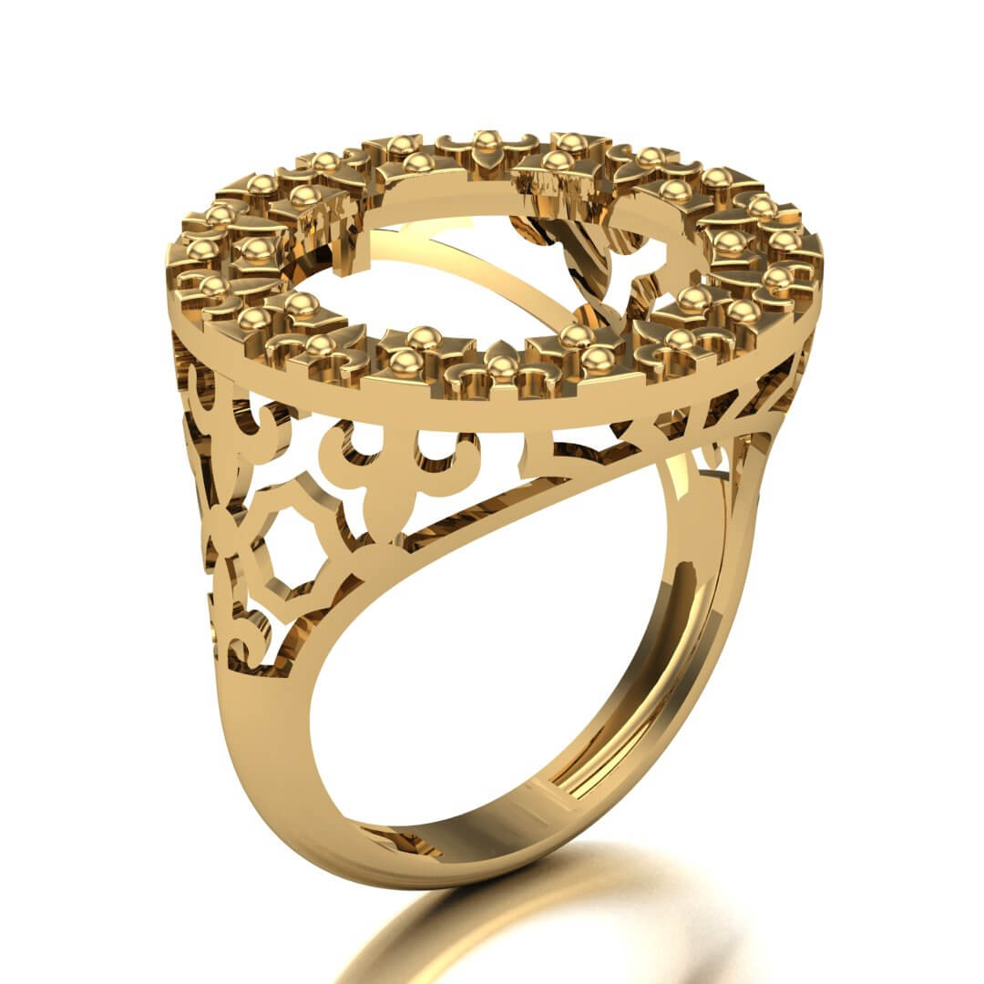 Lira Ring 014 - 3D Model by Jewelry