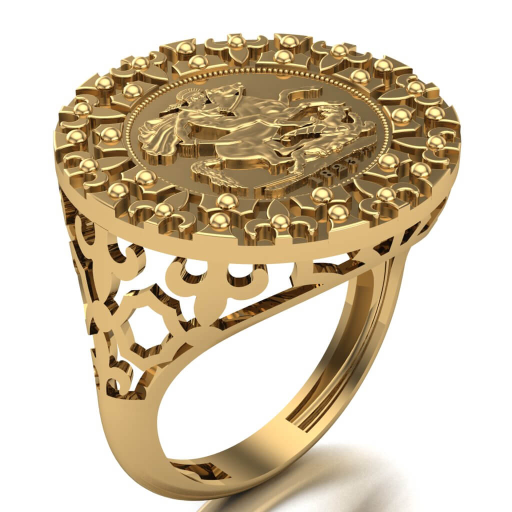 Lira Ring 014 - 3D Model by Jewelry