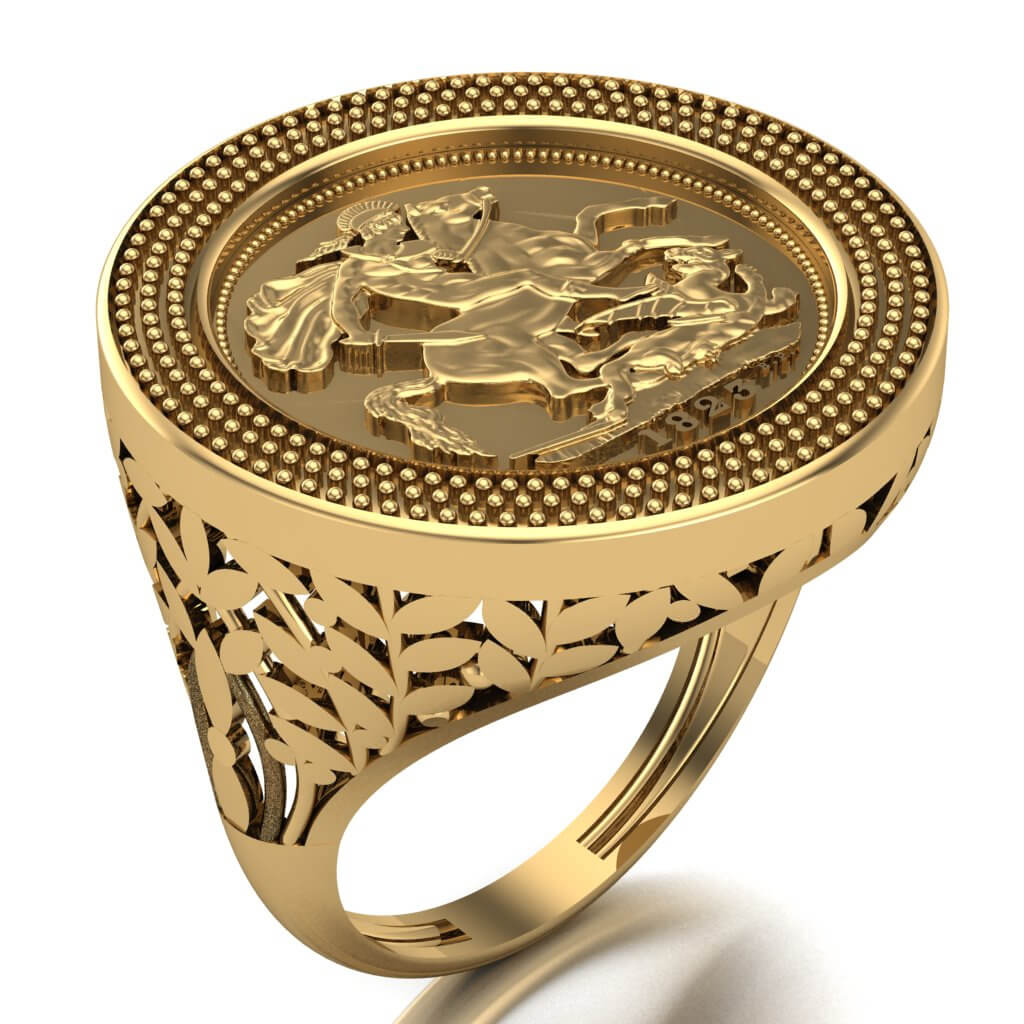 Lira Ring 015 - 3D Print Model by Jewelry