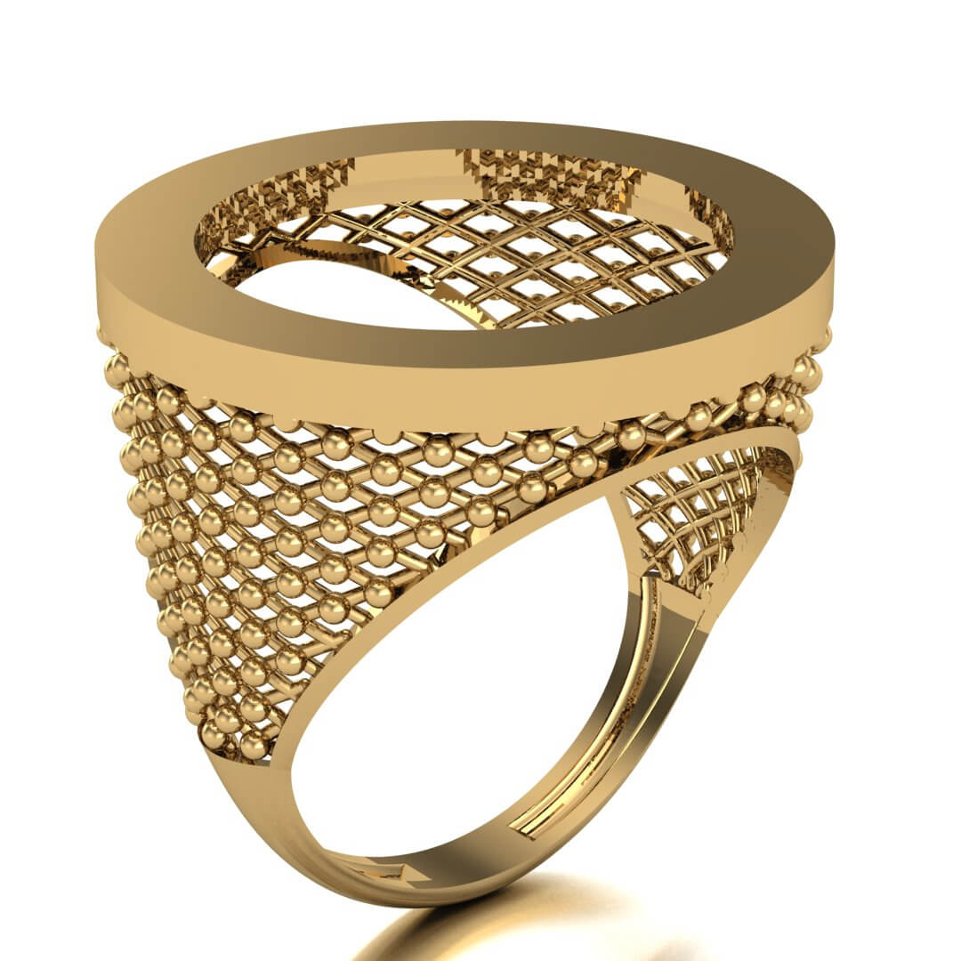 Lira Ring 016 - 3D Print Model by Jewelry