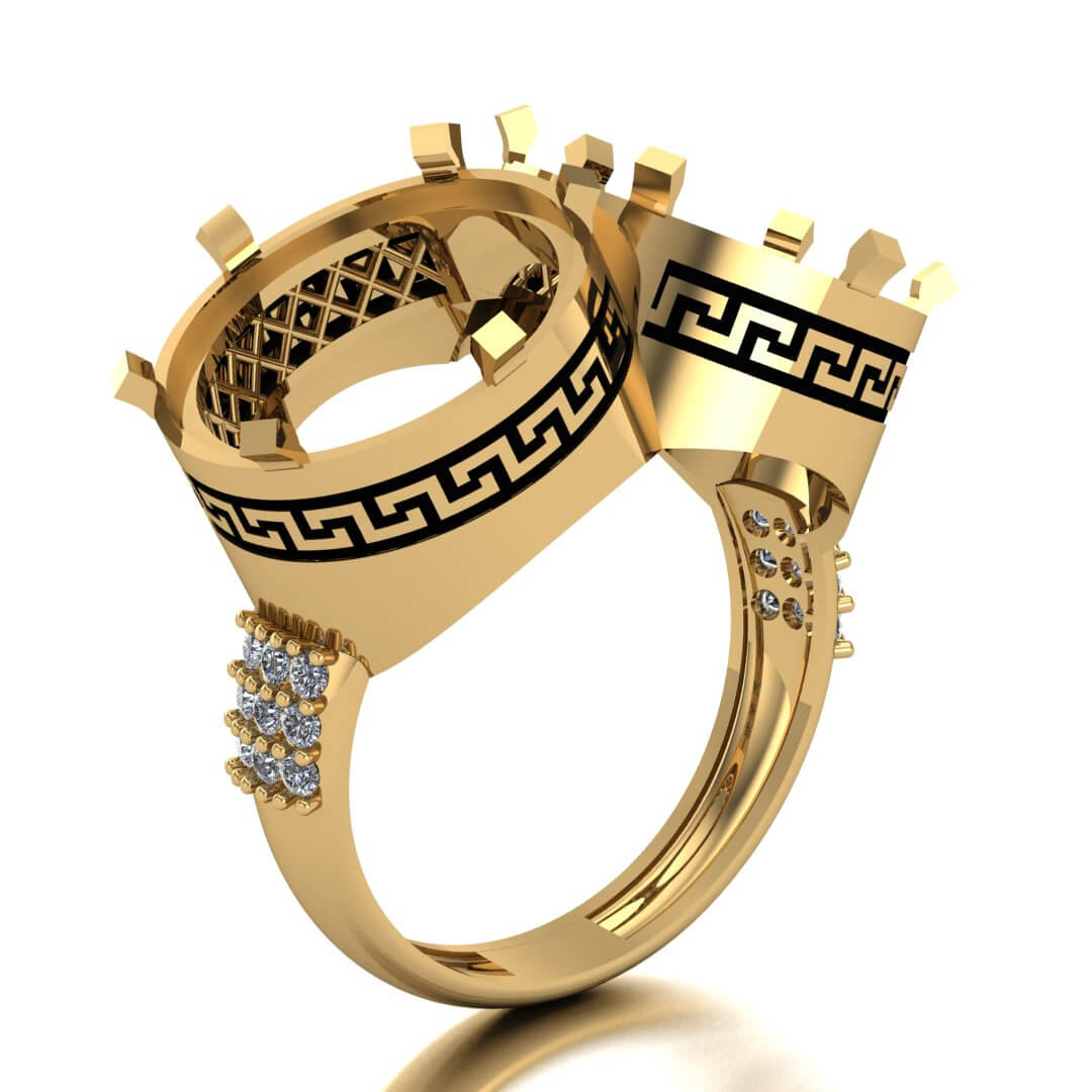 Lira Ring 019 - 3D Model by Jewelry