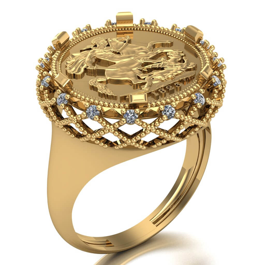 Lira Ring 022 - 3D Print Model by Jewelry