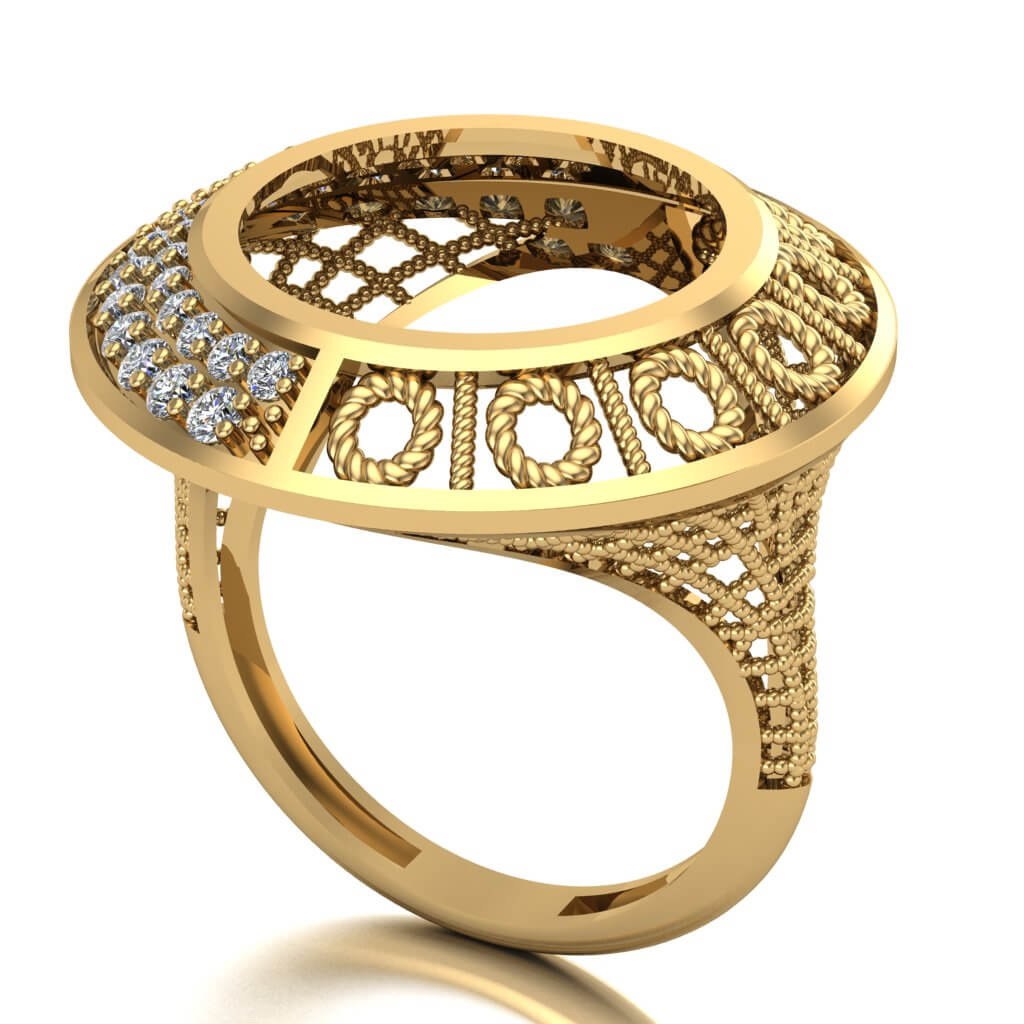 Lira Ring 024 - 3D Print Model by Jewelry