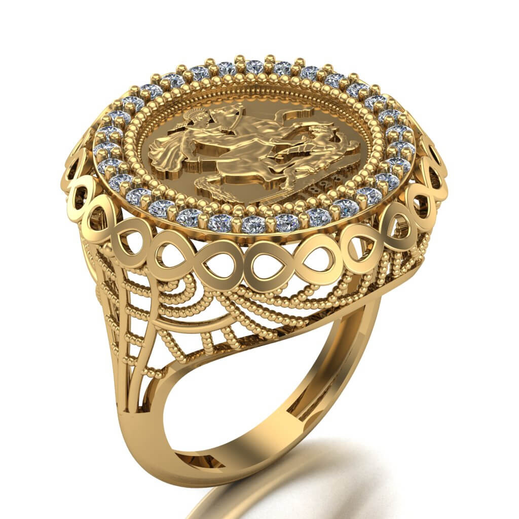 Lira Ring 033 - 3D Print Model by Jewelry